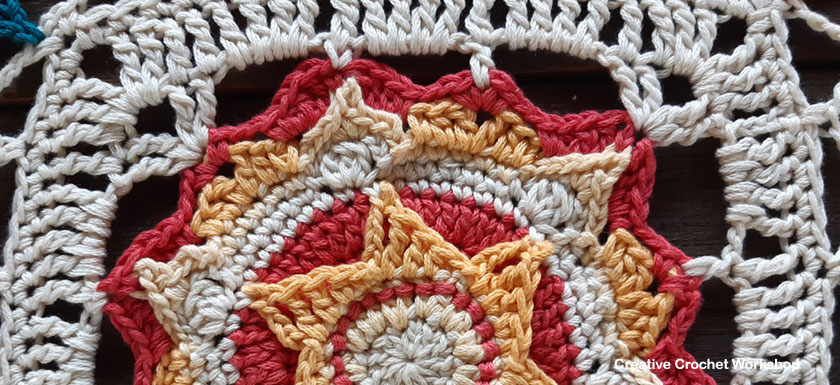 COSMOS CROCHET SQUARE - Joanita Theron Designs