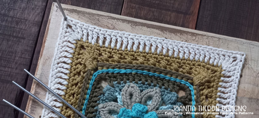 HOW TO BLOCK A CROCHET SQUARE