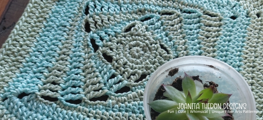 PINWHEEL CROCHET DISHCLOTH - Joanita Theron Designs